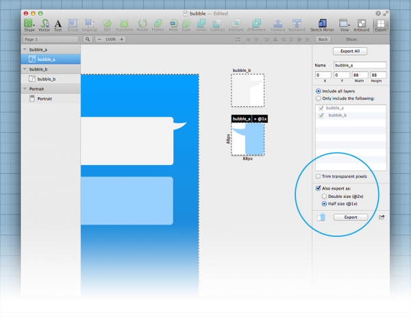 Xcodeのアセットカタログで拡縮するグラフィックを作成する | dotproof